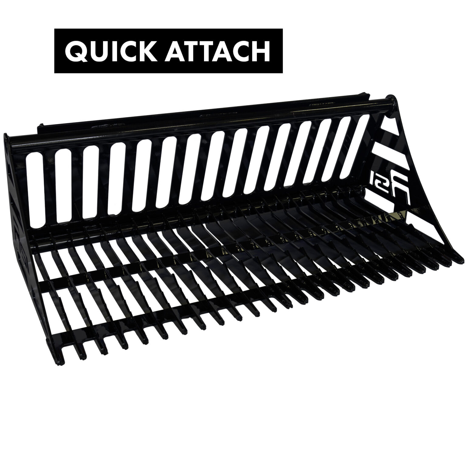 Kubota BX Rock Bucket Tractor Attachment - Redline Systems, Inc.