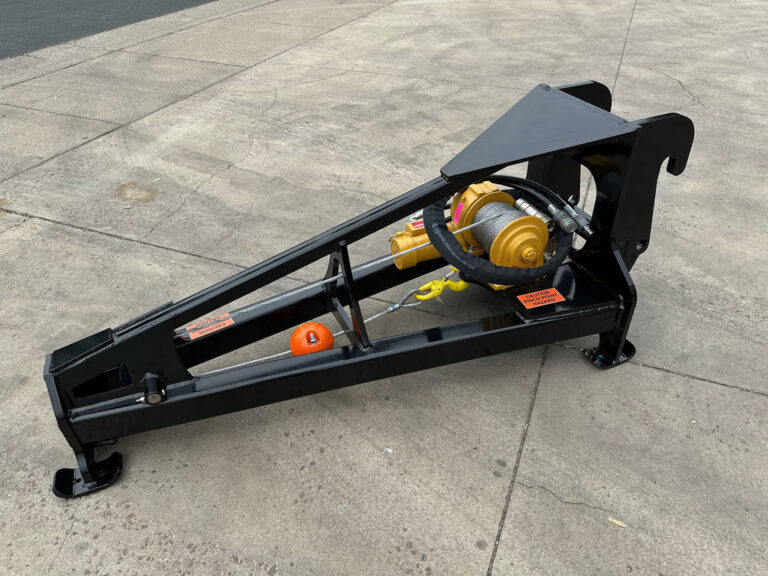 Telehandler Truss Jib Boom with Hydraulic Winch - Redline Systems Inc ...